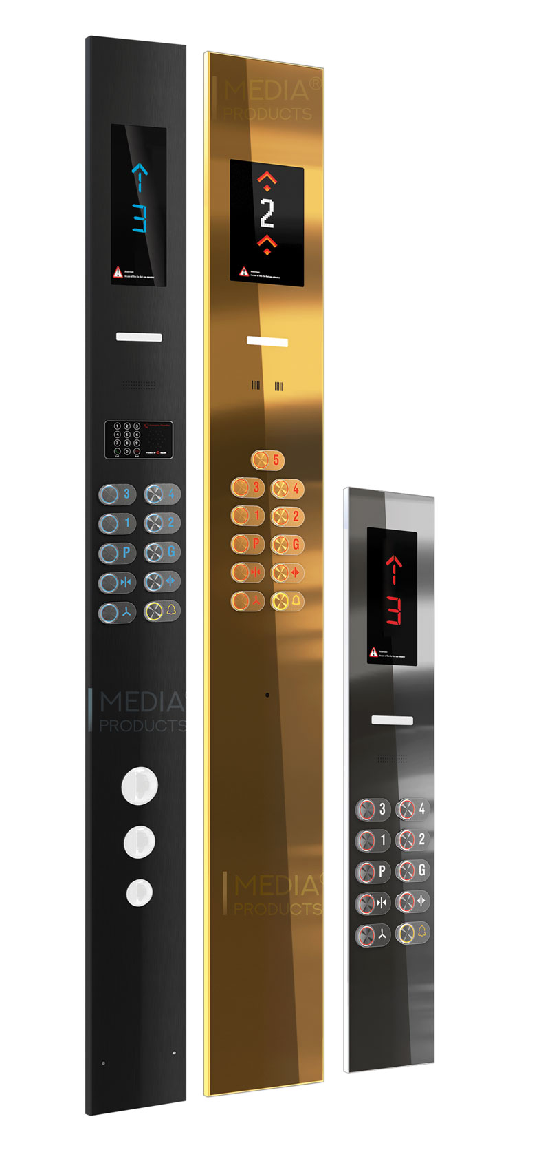 Diba Cabin Elevator Panel - Media Elevator Panel COP & LOP
